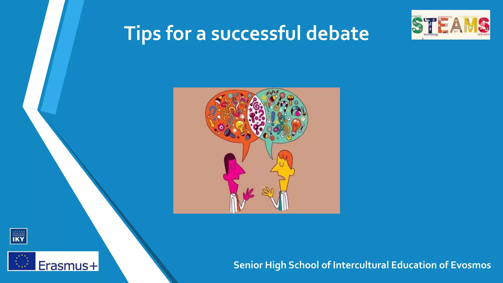 Tips for a successful debate | PPTX