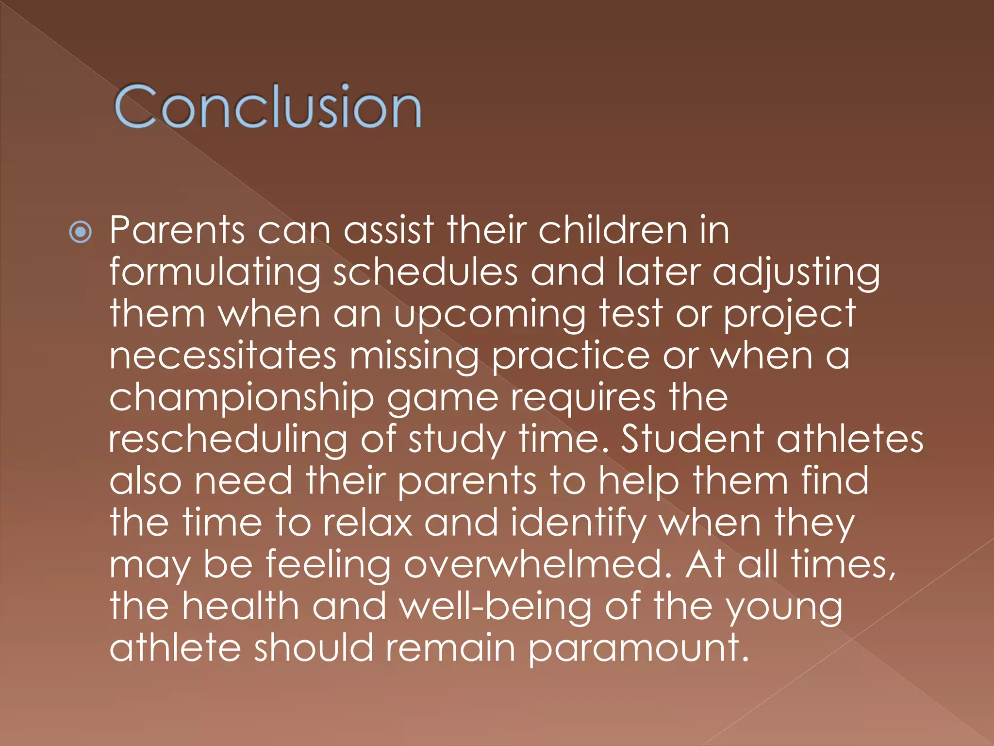 Tips for Balancing School and Sports | PPTX
