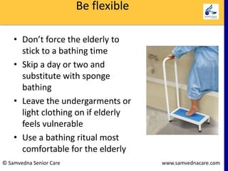 Tips for bathing a dementia patient | PPTX | Bath and Shower | Personal ...