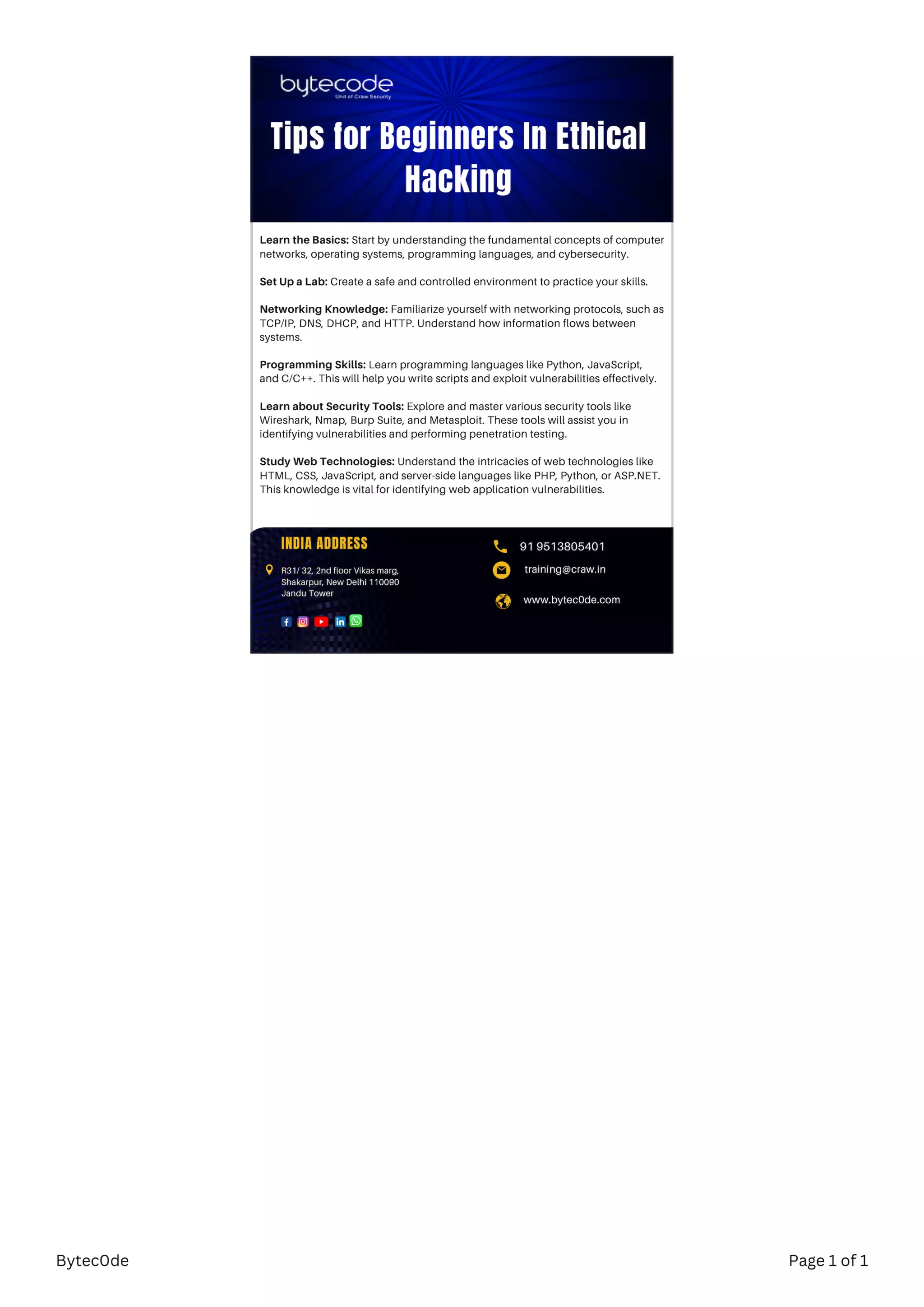 Tips for beginners in ethical hacking.pdf | Free Download