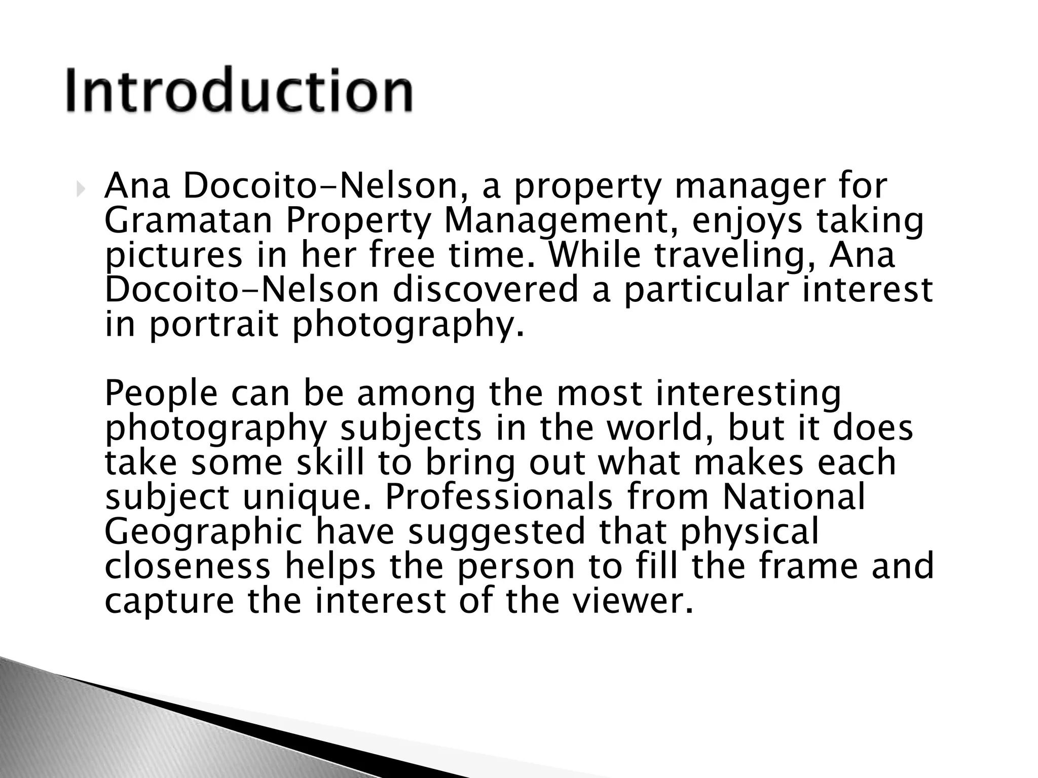 Tips for Beginning Portrait Photographers | PPT