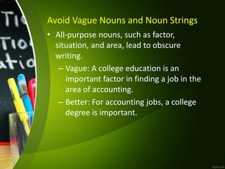 Tips for better writing | PPT