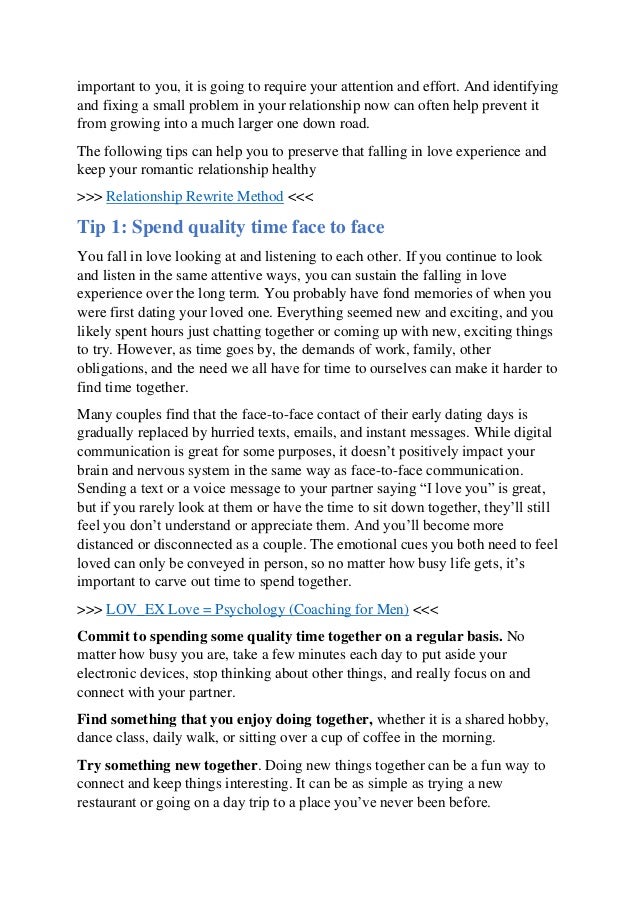 Tips for building a Healthy relationship | PDF