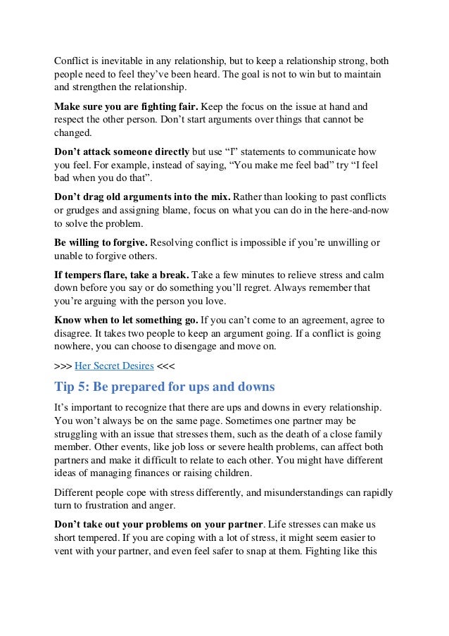 Tips for building a Healthy relationship | PDF