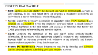 Lecture: Tips for case report writing.pptx