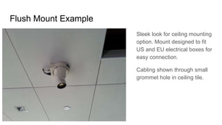 Tips for ceiling mounting cameras | PPT