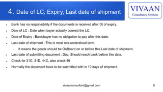 10 Tips for checking letter of credit | PPT