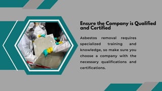 Tips for Choosing the Right Asbestos Removal Company in Brisbane.pptx