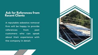 Tips for Choosing the Right Asbestos Removal Company in Brisbane.pptx