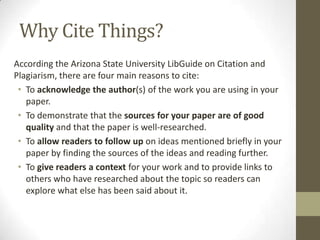 Tips for Citing Sources | PPT | Free Download