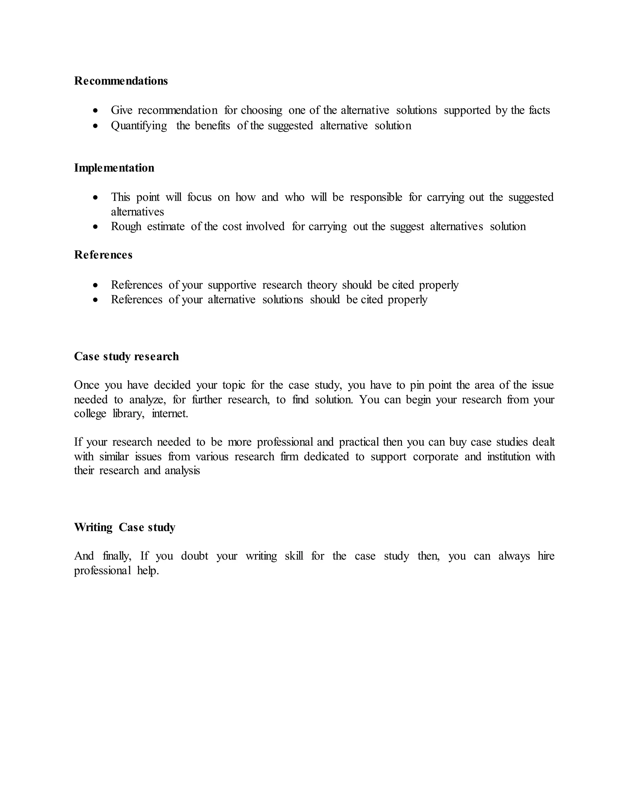 Tips for college case study writing | PDF