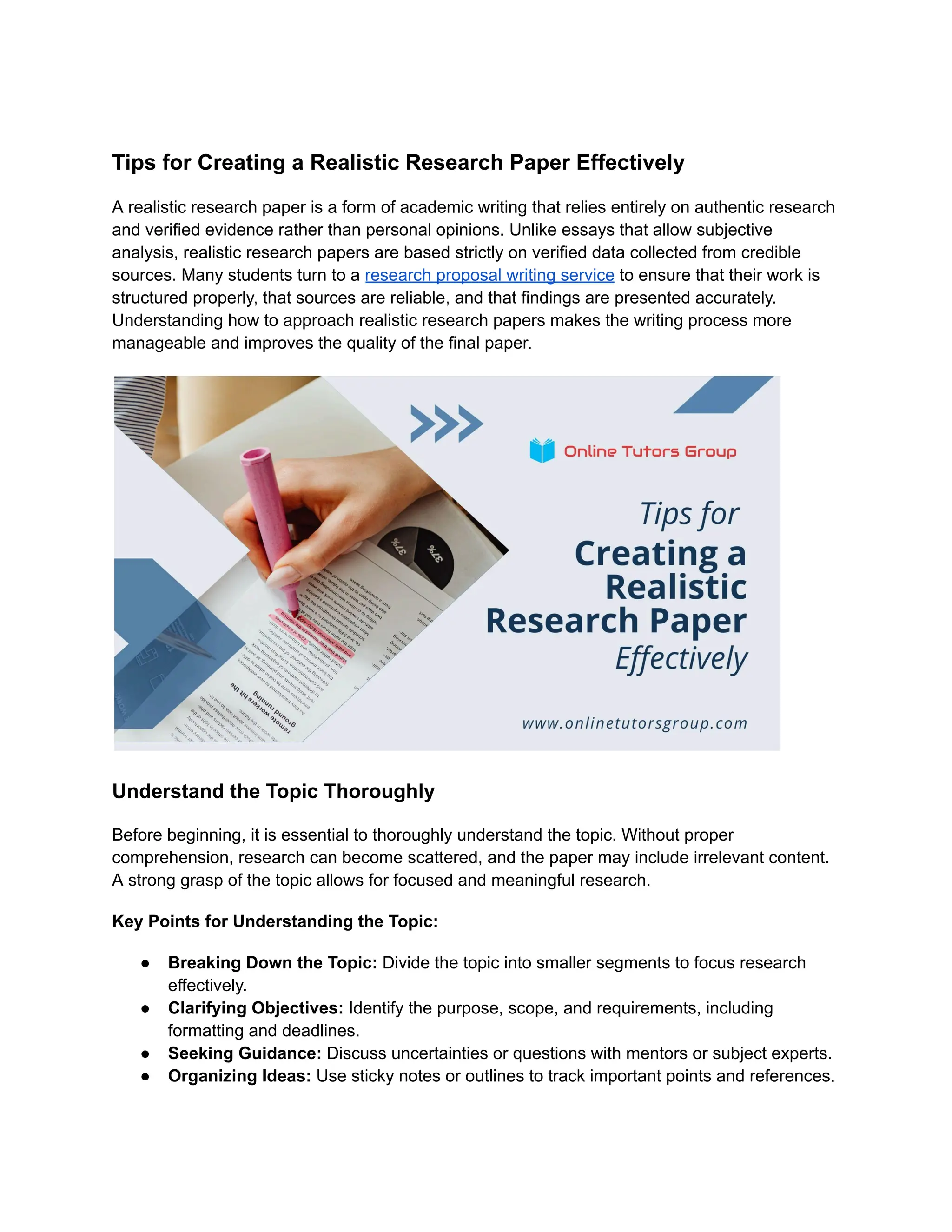 Tips for Creating a Realistic Research Paper Effectively.pdf