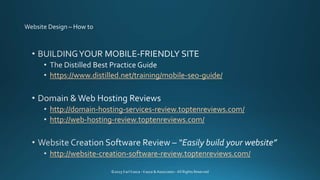 Tips for Creating & Maintaining a Successful Website | PPT