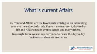 Current Affairs Preparation Tips | PPTX