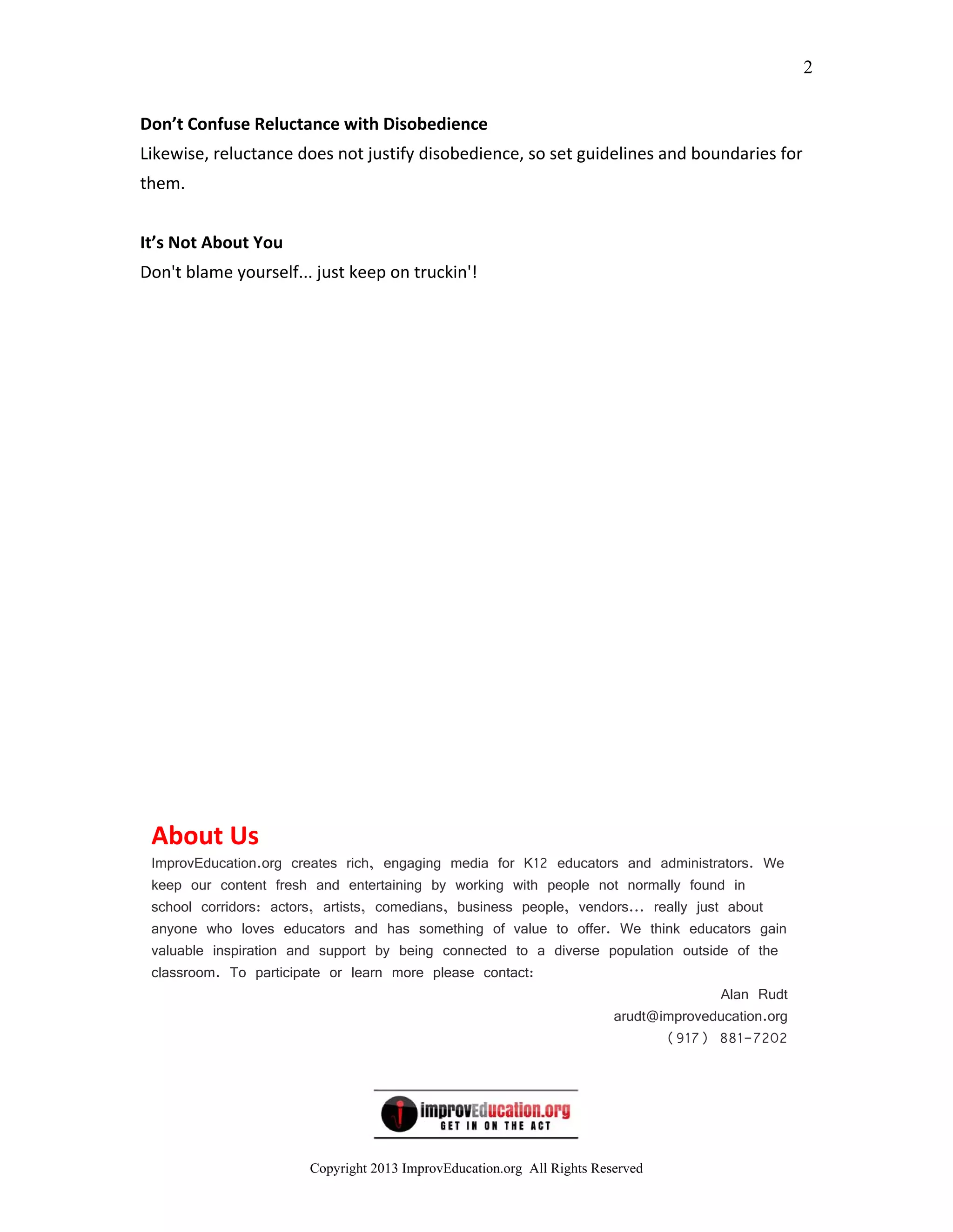 Tips for Dealing with Reluctant Students | PDF