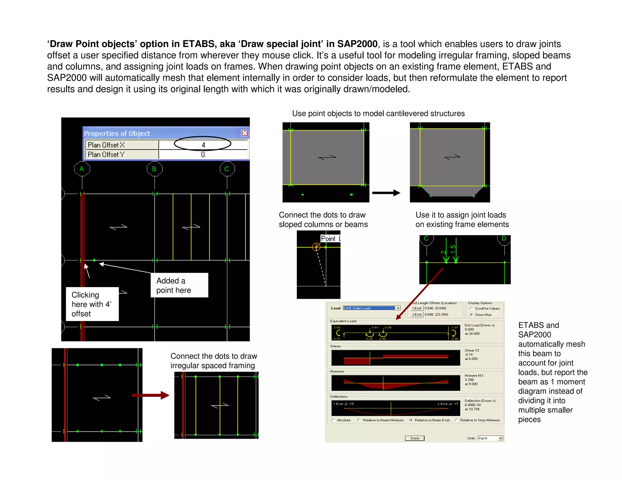 Tips for developing models and SAP2000 and ETABS.pdf | 3-D Graphics | Computer Software and ...