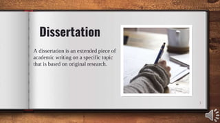 Tips For Dissertation Writing | PPT