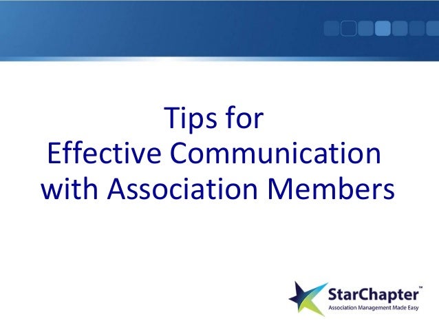 Tips for Effective Communication with Association Members