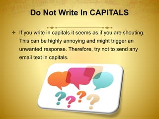 10 Tips for Effective Email Writing | PPTX