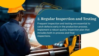 Tips for Effective Quality Control in Manufacturing | PPTX