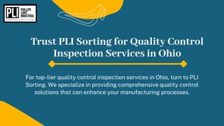 Tips for Effective Quality Control in Manufacturing | PPTX