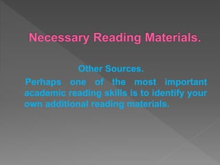 Tips for effective reading | PPT