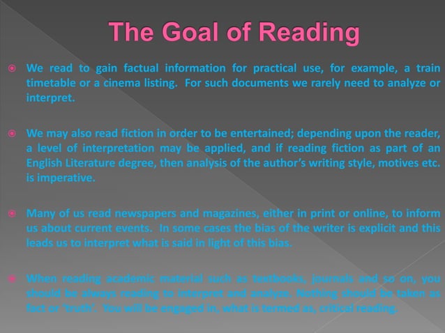 Tips for effective reading | PPT