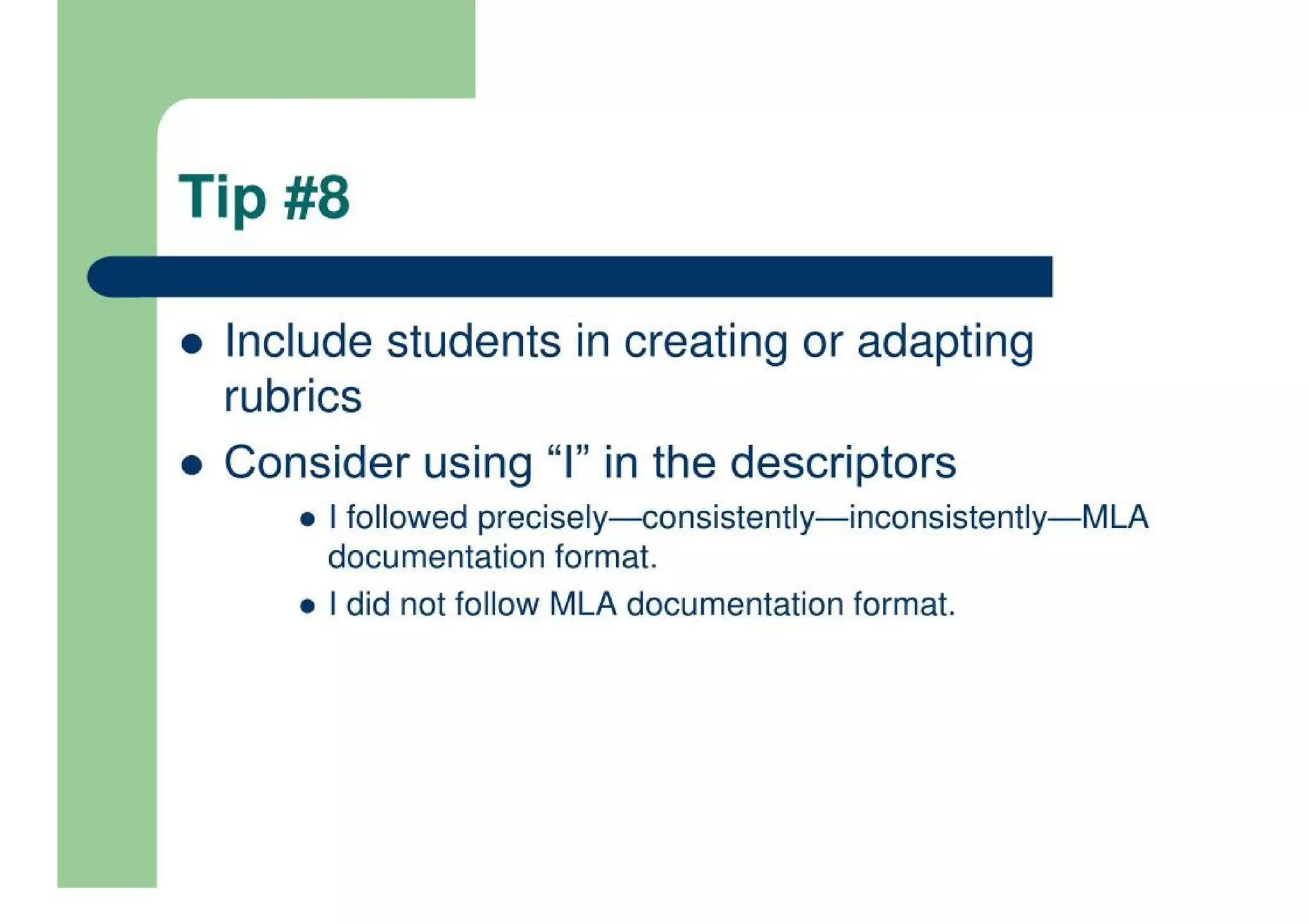 Tips For Effective Rubric Design | PDF