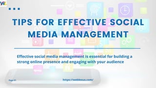 Tips for Effective Social Media Management.pptx