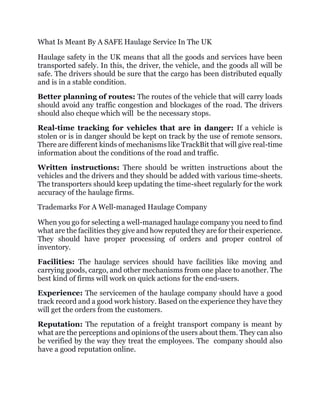 Tips for Ensuring Your Haulage Firm Meets Safety Standards.pdf