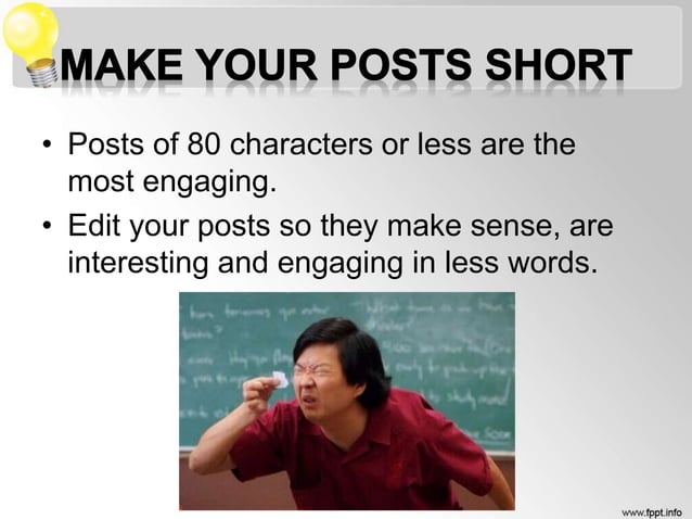 Tips for great facebook posts | PPT