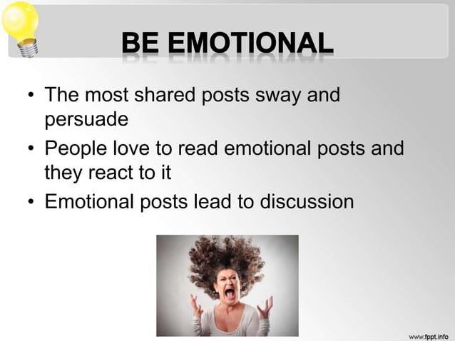 Tips for great facebook posts | PPT