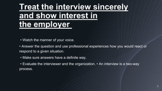 Tips for Great JobI Interview To Get Success | PPTX