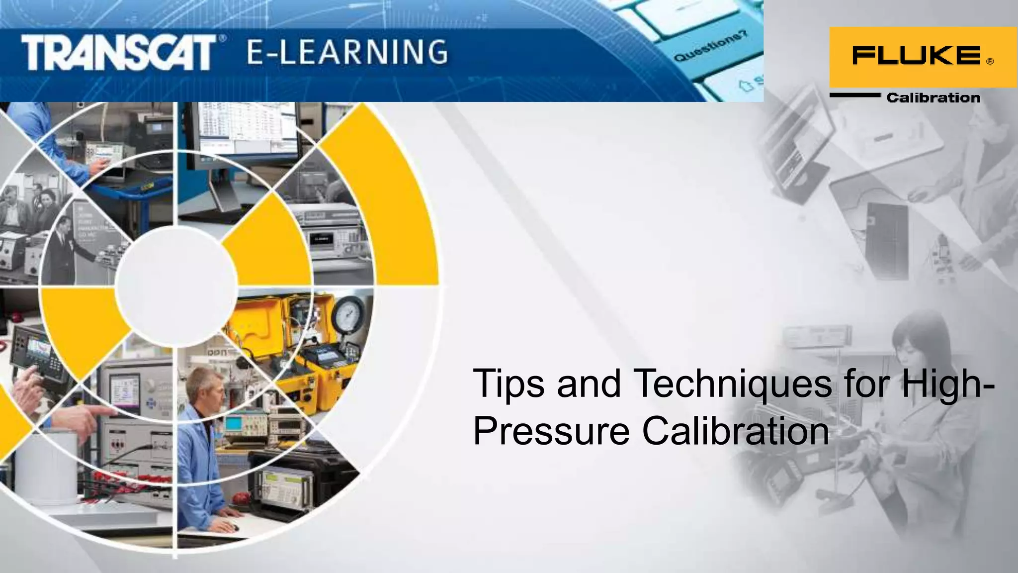 Fluke Calibration Tips for High Pressure Calibration | PPT
