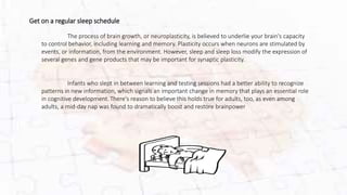 Tips for improve your memory | PPTX