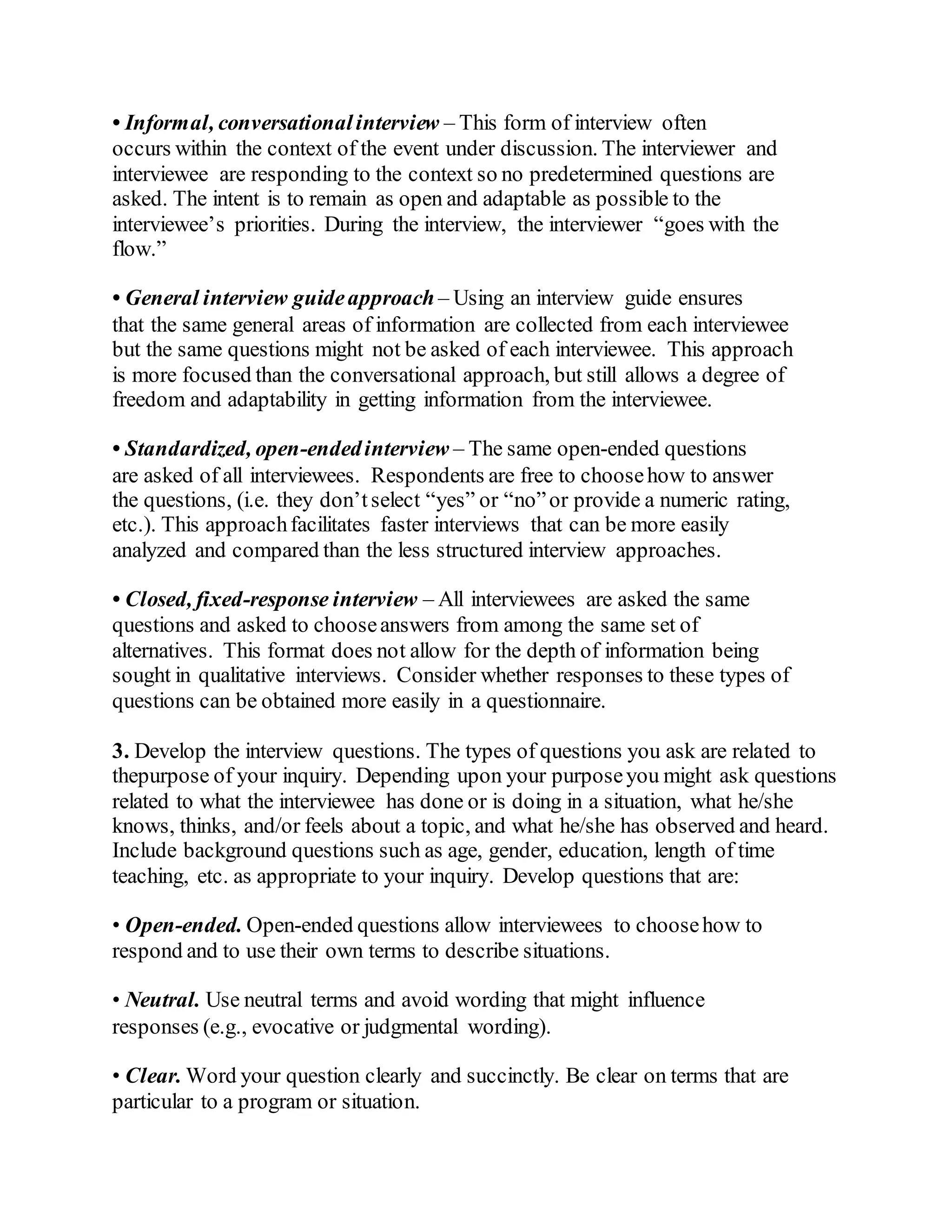 Tips for interview | DOCX