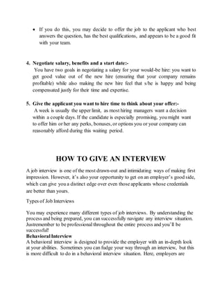 Tips for interview | DOCX