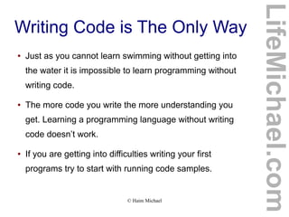 Tips for Learning Programming | PPT