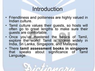 Tips for learning tamil | PPTX