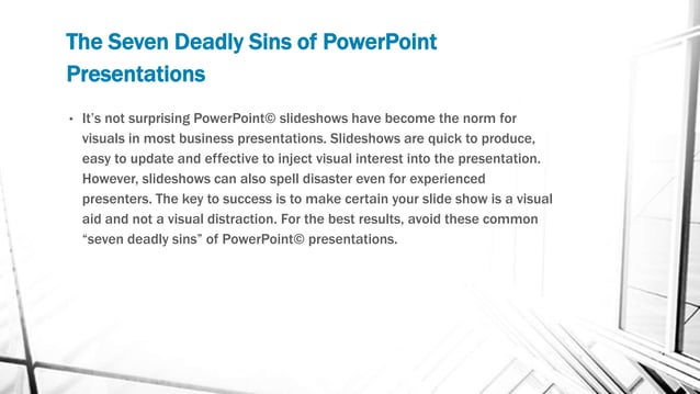 Tips for making effective power point presentations | PPTX | Desktop Publishing | Computer ...