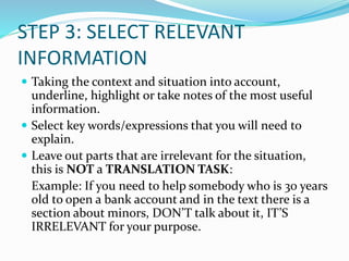 Tips for mediation tasks | PPT
