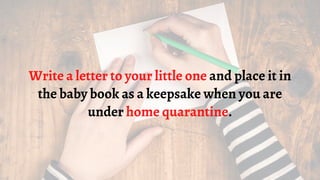 Tips For Moms-to-be During Quarantine | PPT