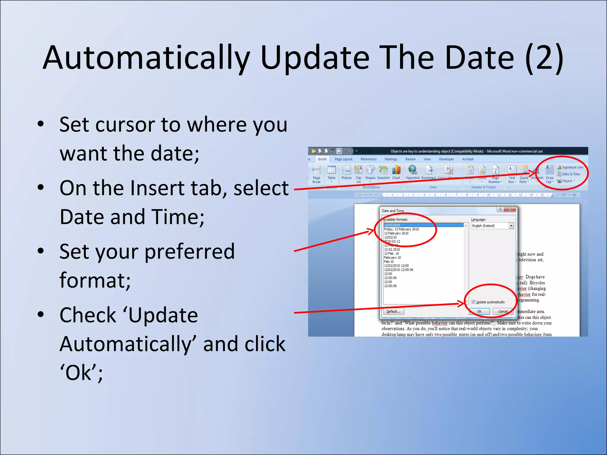 Tips For Ms Word | PPT