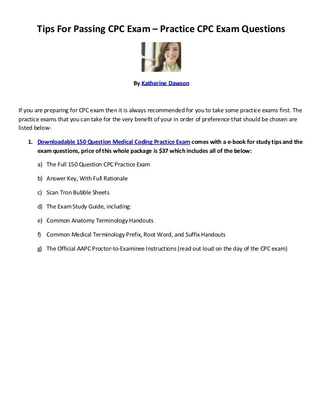 Tips For Passing CPC Exam Practice CPC Exam Questions tips-for-passing-cpc-exam-practice-cpc-exam-questions