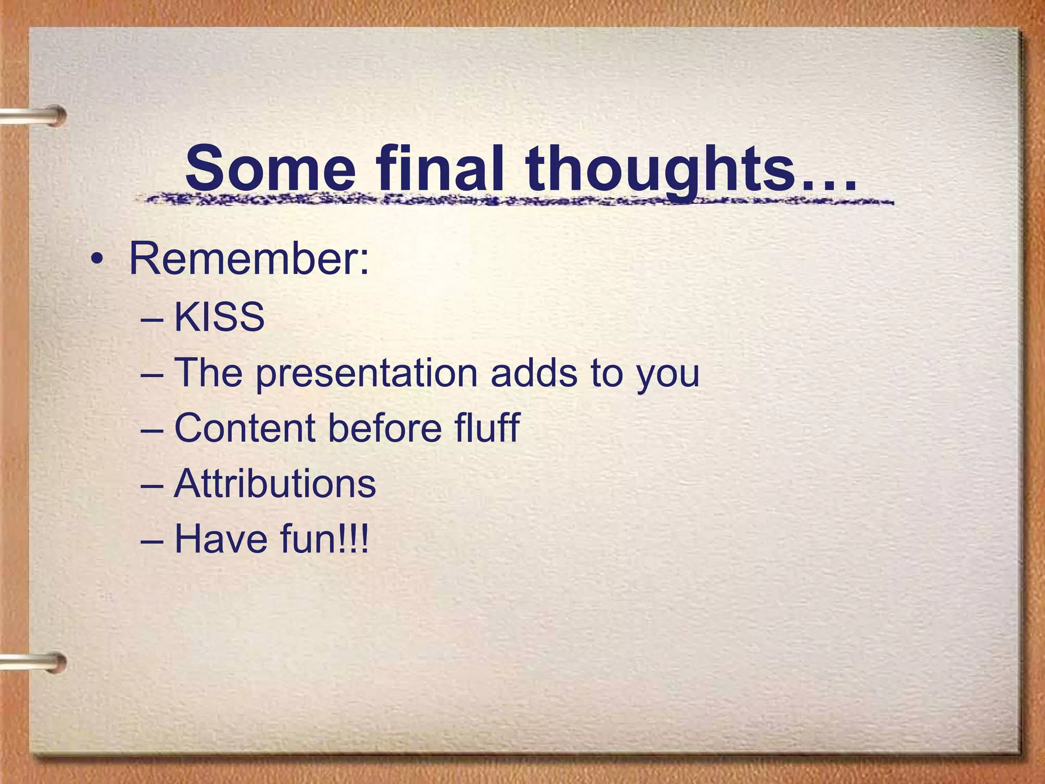 Tips For Powerpoint | PPT