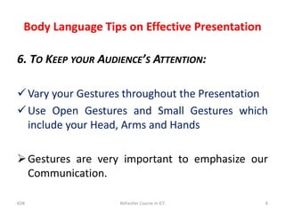 Tips for ppt presentation | PPTX