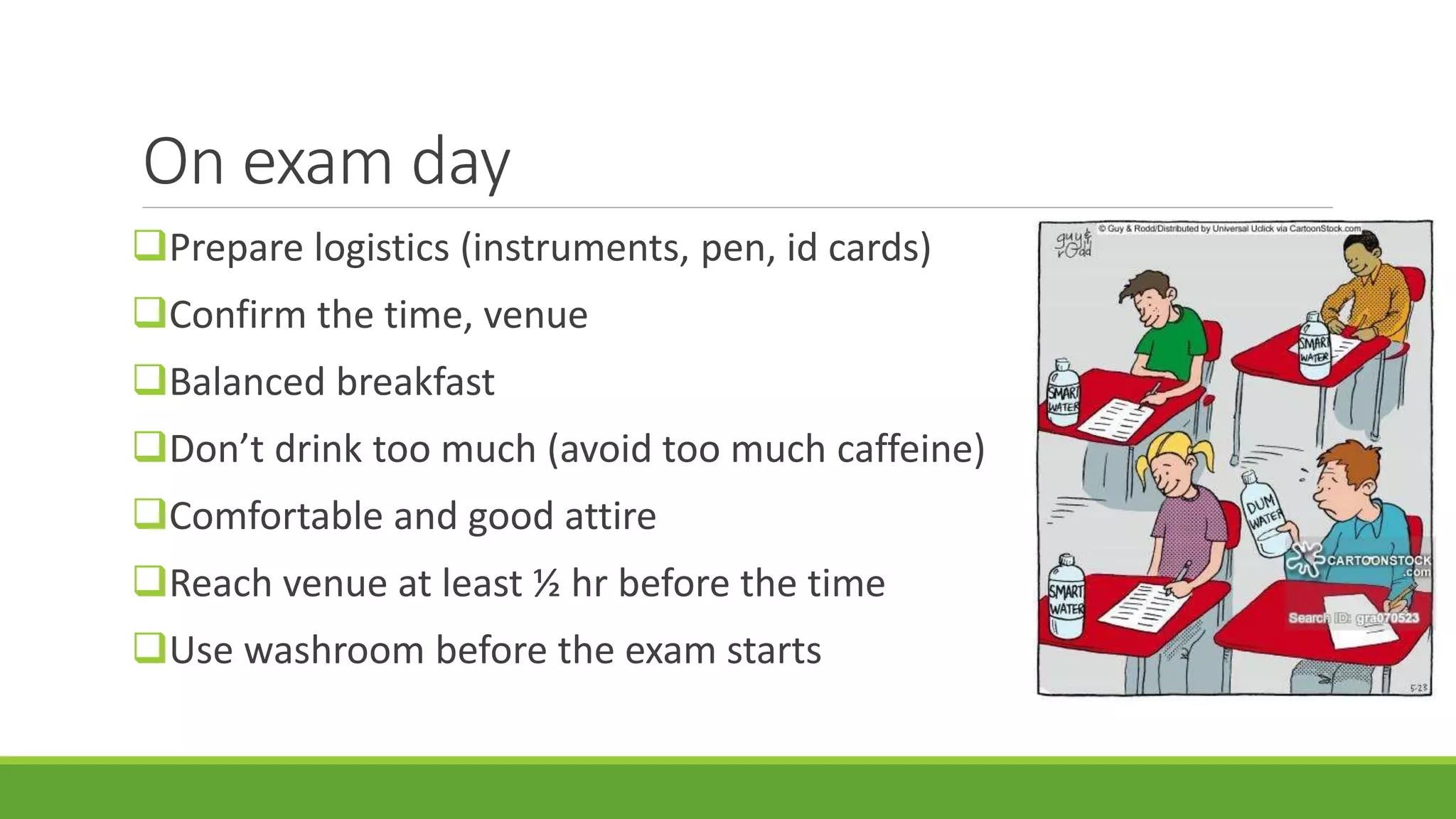 Tips for preparing exam | PPTX
