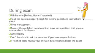 Tips for preparing exam | PPTX | Educational Assessment | Education