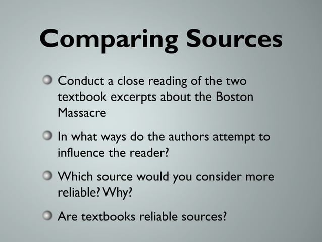 Tips for reading like a historian | PPT