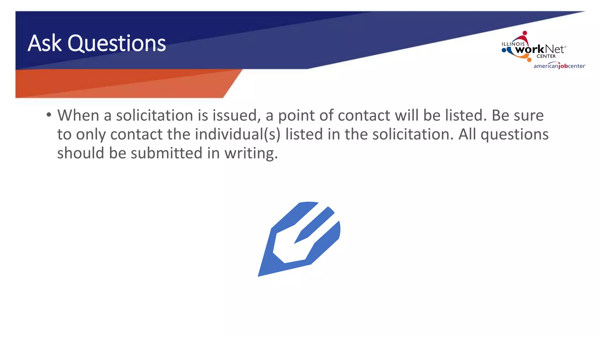 NOFO: Tips for responding to a solicitation | PPT